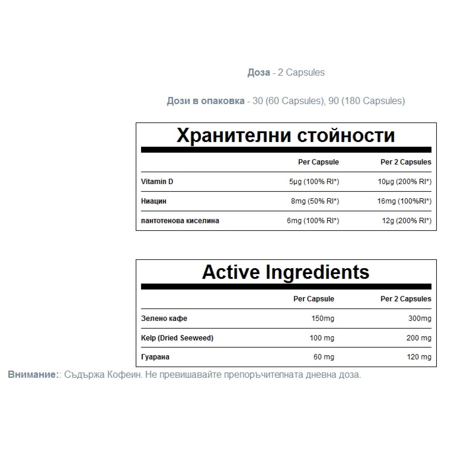 Active Woman Diet Capsules 60 капсули Цена I MYPROTEIN