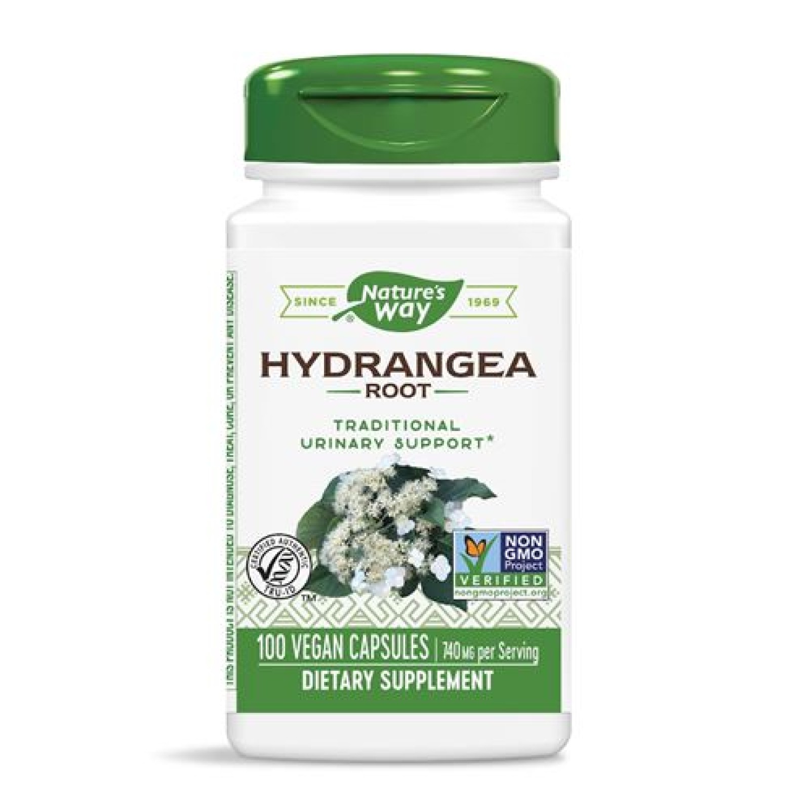 Хортензия (Hydrangea Root) 370 мг 100 капсули | Nature's Way