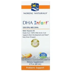 Nordic Naturals DHA Infant | 350 mg EPA / 485 mg DHA - 60 мл