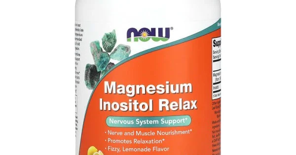 Магнезий Инозитол Релакс Прах 454 гр | Now Foods