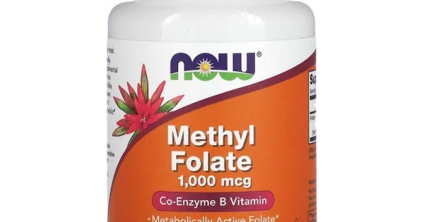 Метил Фолат 1000 мкг 90 таблетки | Now Foods