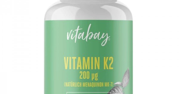 Витамин K2 (Натурален Менахинон MK-7) Таблетки Цена | Vitabay