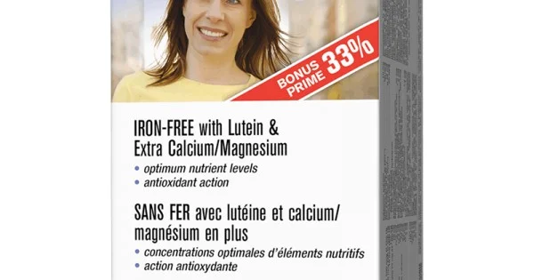Мултивитамини за жени 50+ с Лутеин, Калций и Магнезий Капсули | Webber ...