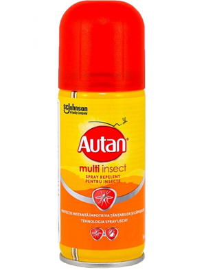 Аутан Мулти Инсект Спрей Срещу Комари, Мухи и Кърлежи Цена | SC Johnson